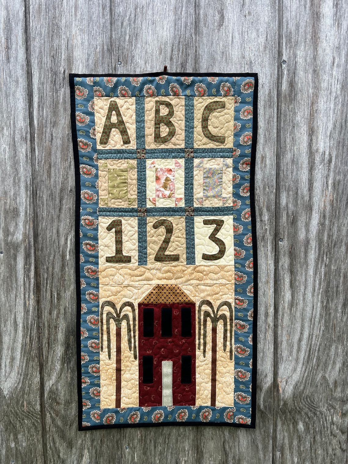 ABC Primitive Wall Quilt - Etsy