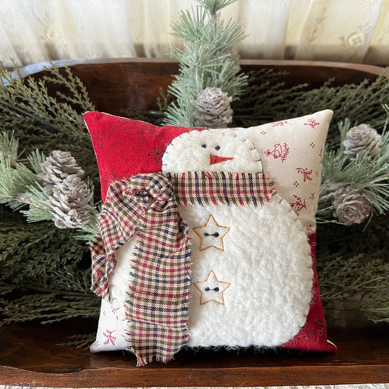 Snowman Pillows - Etsy