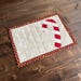 Candy Cane Mug Rug - Candle Mat - Easy Gift Idea - Etsy