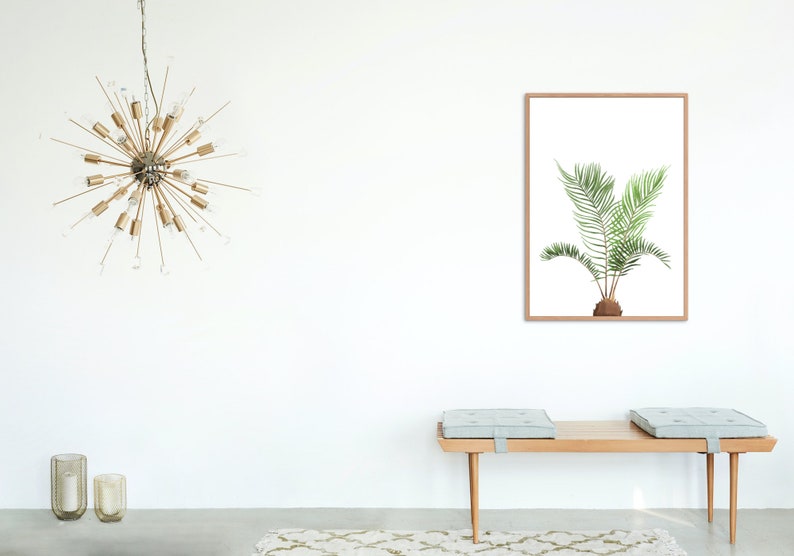 YUCCA Printable Wall Art, Tropical Plant Prints, Leaves Instant Art ...