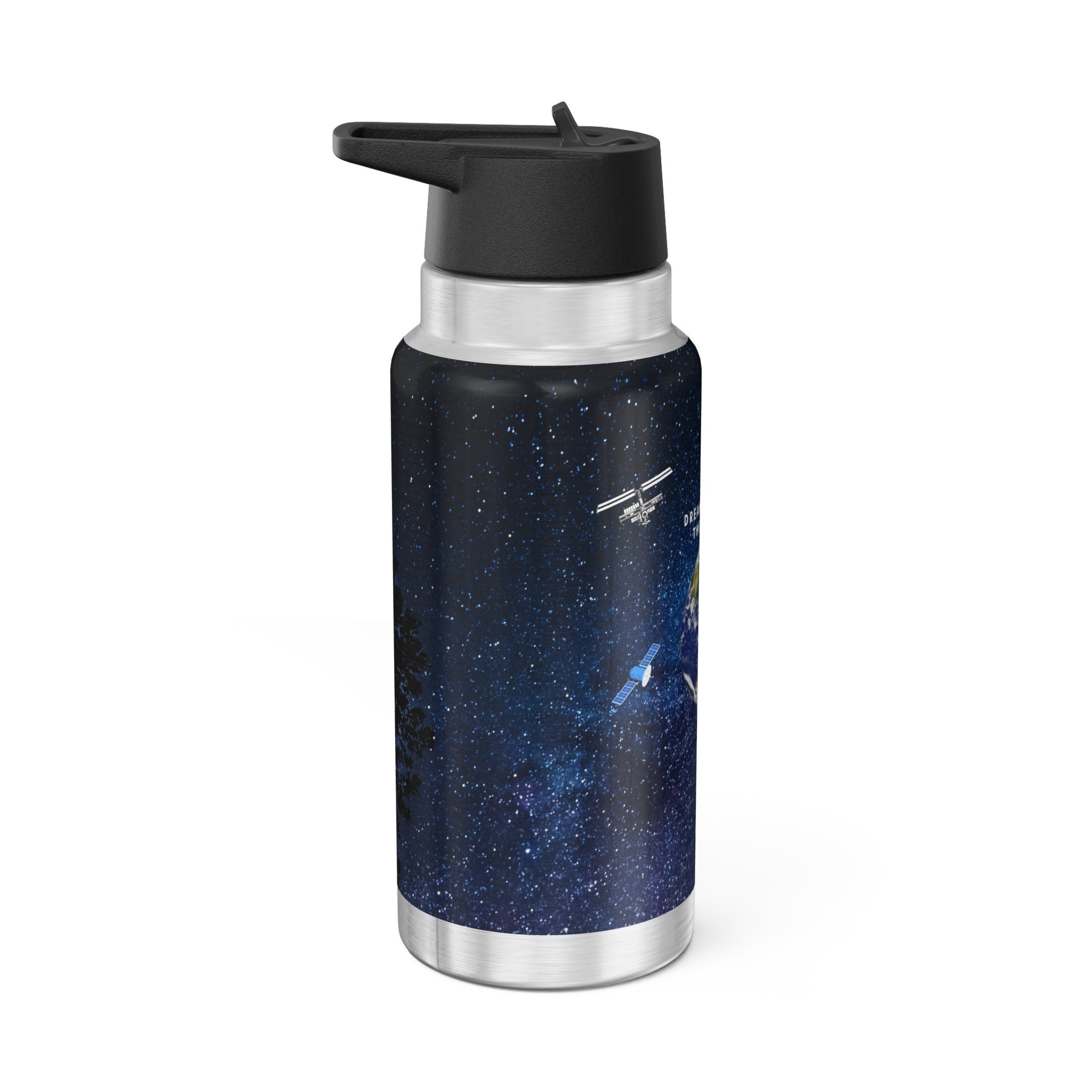 Outer Space Water Bottle, to the Moon Water Bottle, Astronaut Water ...