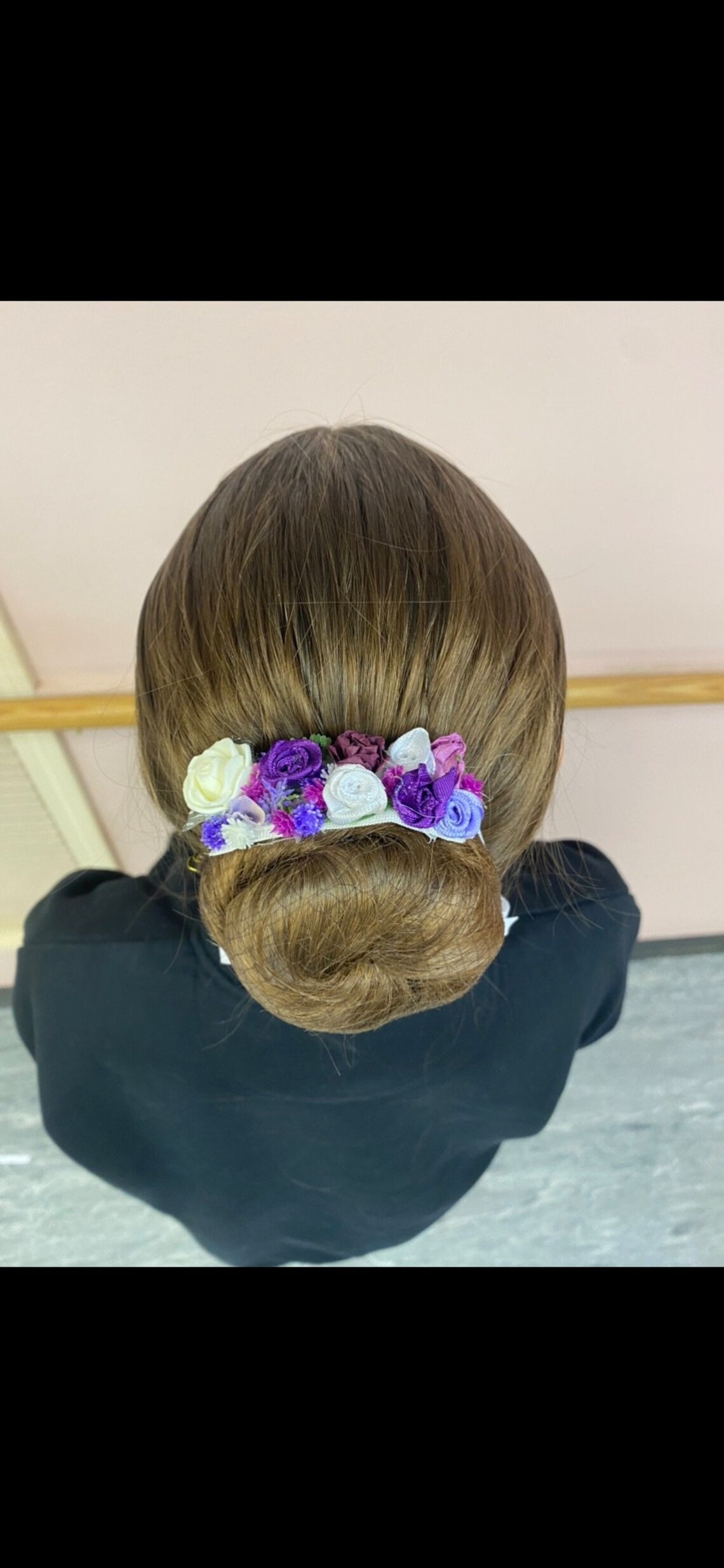 Floral Hair Accessory for Ballet Dancers Bun Accessory, Dancer, Hair ...