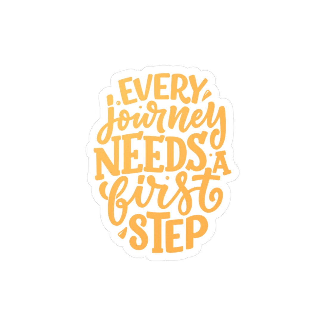 Every Journey Needs a First Step Vinyl Decals - Etsy