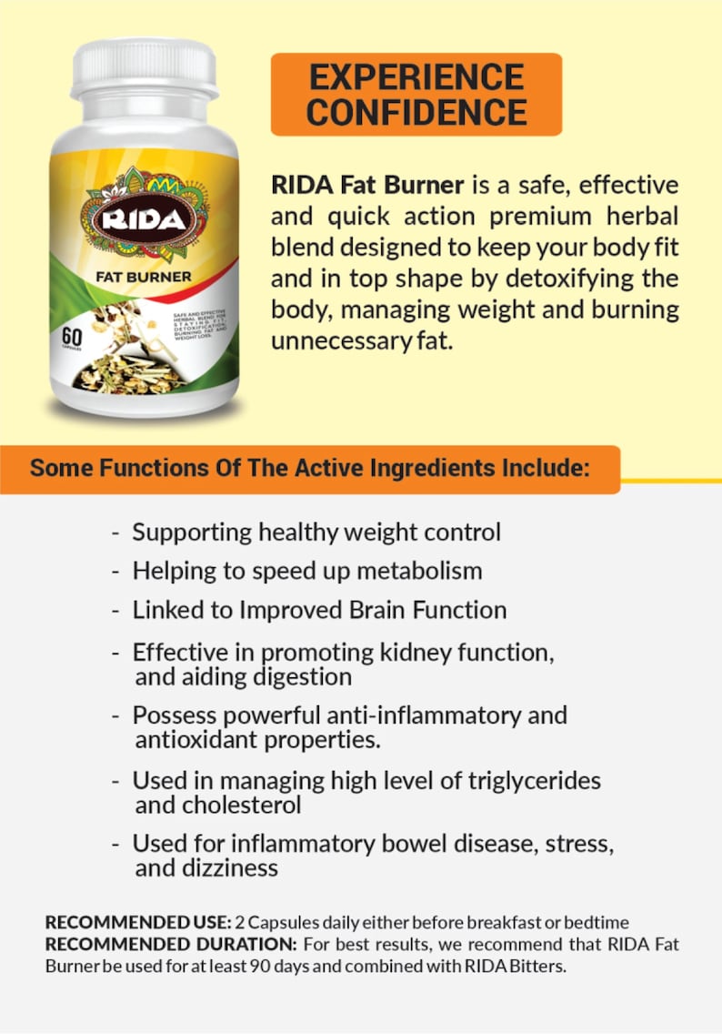Rida Dietary Supplement/ - Etsy