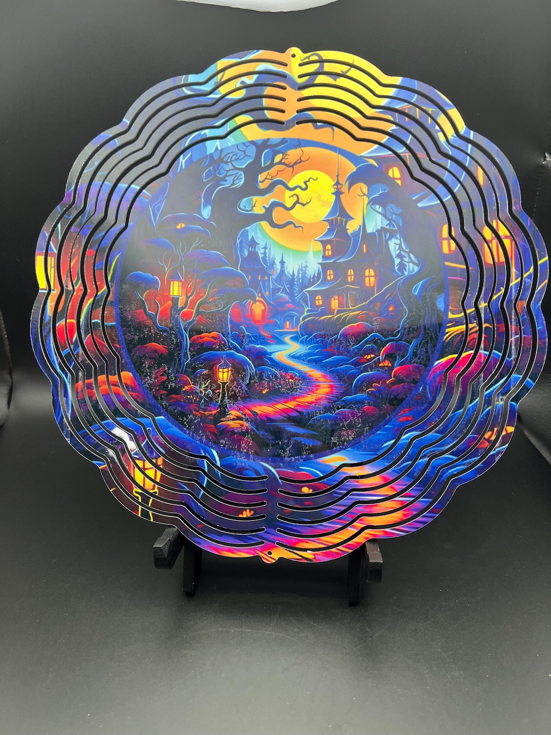 10 Inch Halloween, Haunted, Scary, Wind Spinner - Etsy