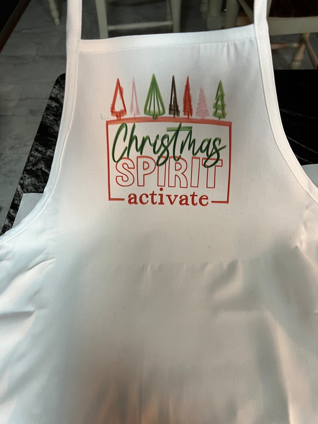 Activate Christmas Adult Apron - Etsy