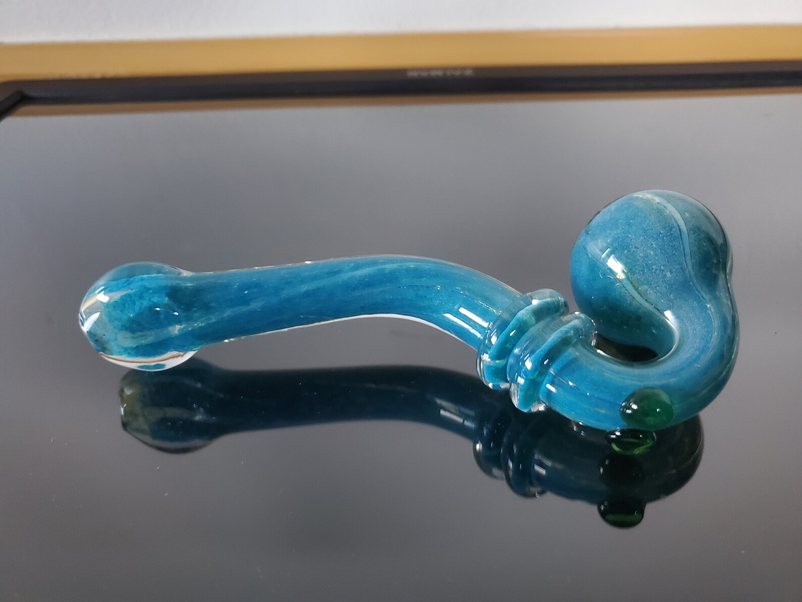 Blue 7 Glass Tobacco Hand Pipe Chillum Pipe - Etsy