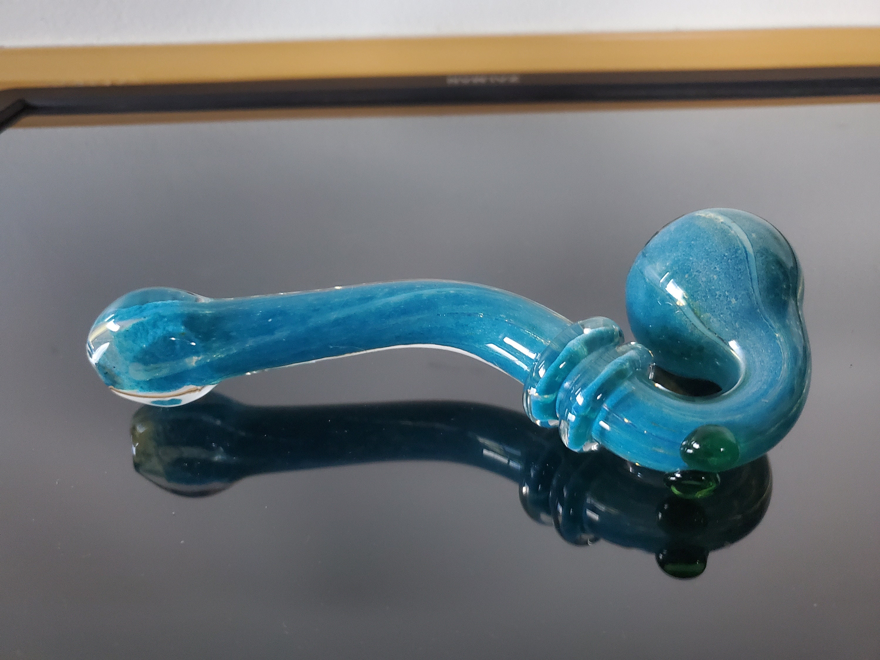 Blue 7 Glass Tobacco Hand Pipe Chillum Pipe - Etsy