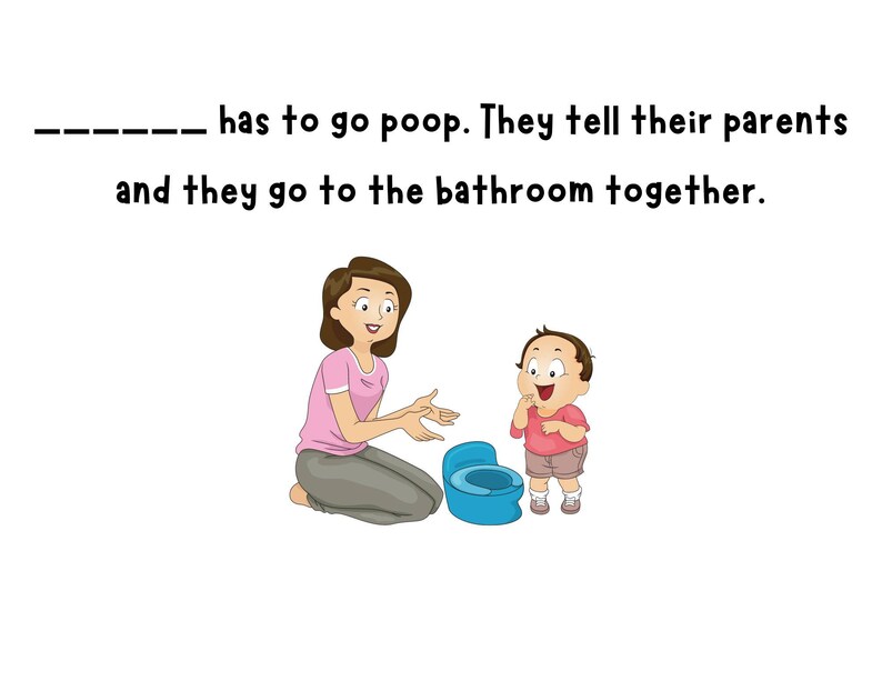 Potty Training Made Easier: Personalized Social Story - Etsy
