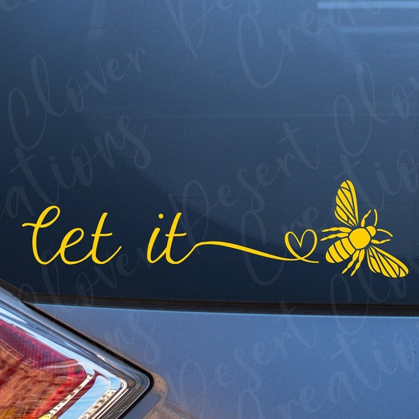 Let It Be Car Sticker - Etsy