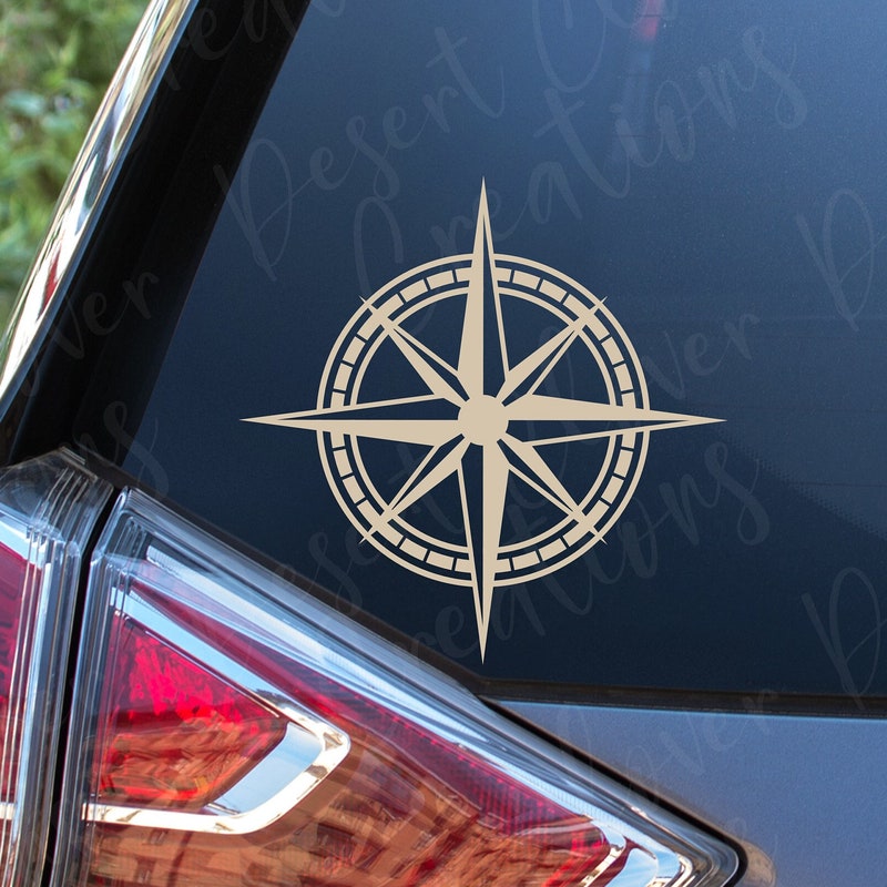 Compass Decal - Etsy