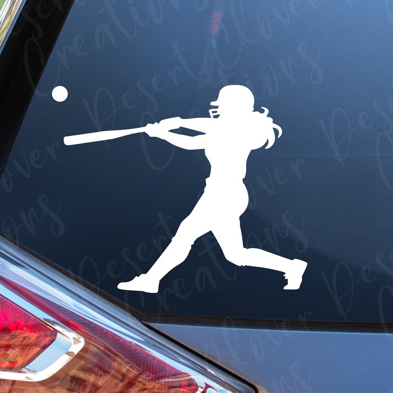 Softball Decal - Etsy