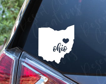 Made in Ohio Barcode Vinyl Decal Sticker - Etsy