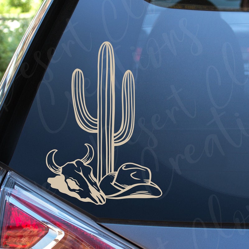 Cactus Decal - Etsy