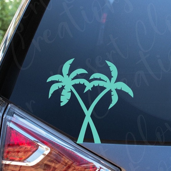Palm Tree Car Decal - Etsy Australia