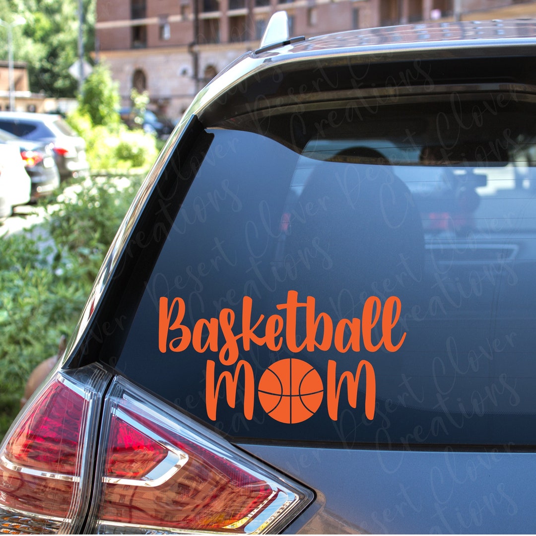 Basketball Mom Vinyl Decal - Basketball Mom Sticker - Basketball Parent ...