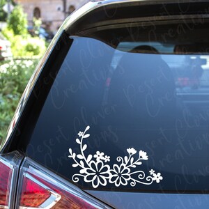 Wildflower Vinyl Decal - Daisy Vinyl Decal - Flowers Sticker - Floral ...