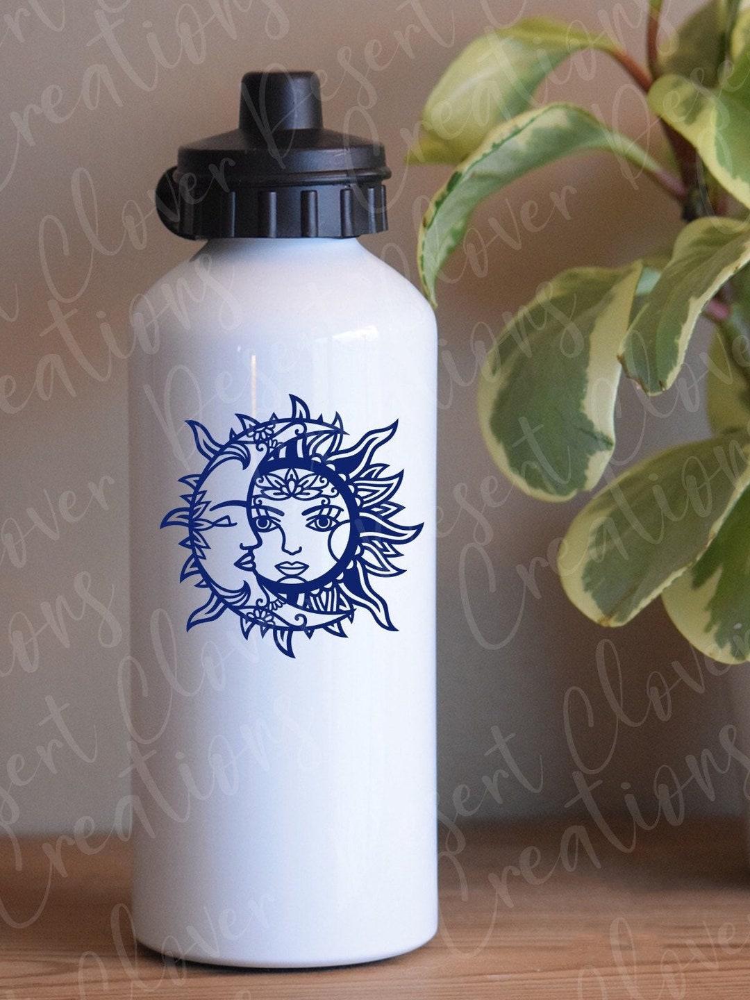 Sun and Moon Vinyl Decal - Sun and Moon Vinyl Decal - Moon Sticker ...