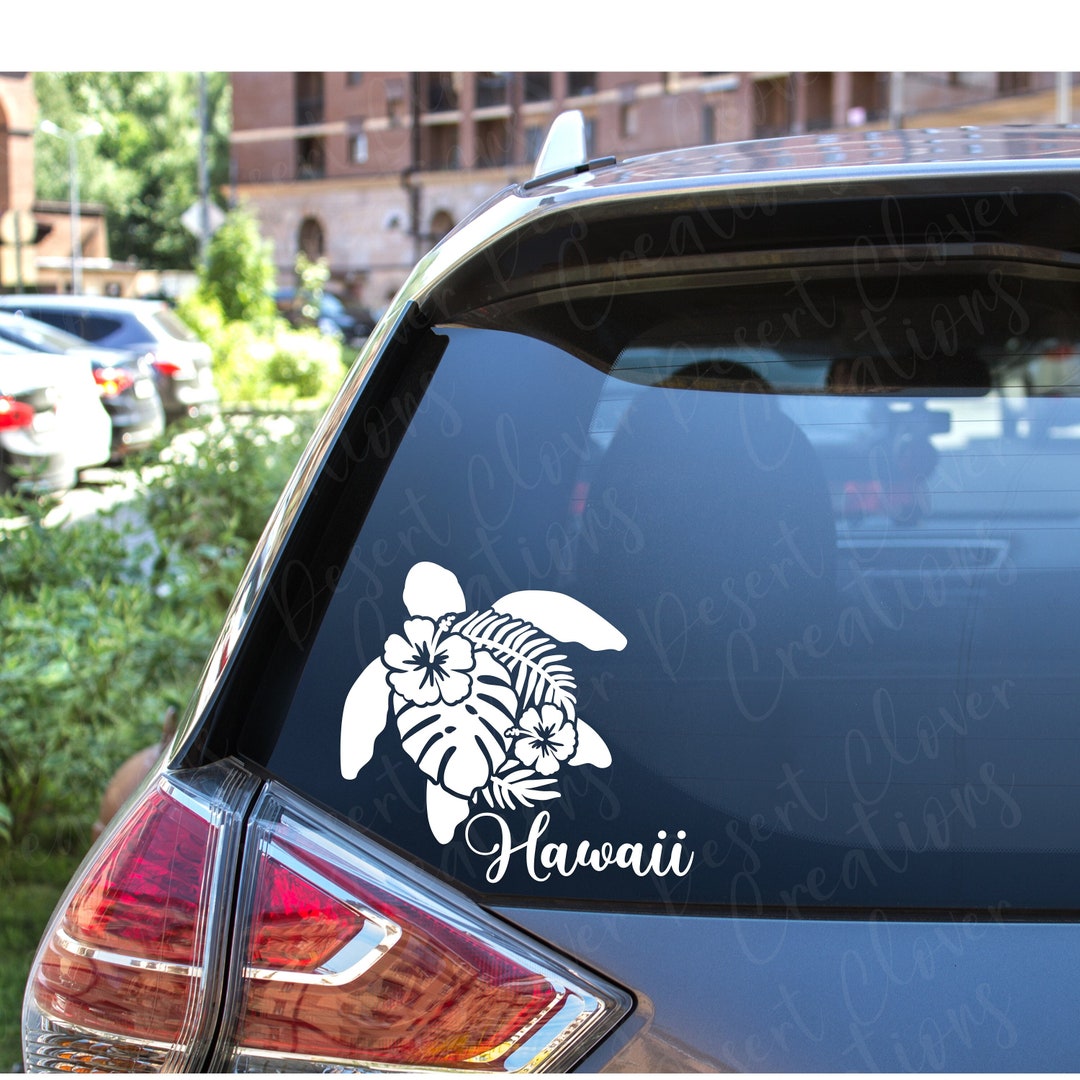 Sea Turtle Vinyl Decal Hawaii Sea Turtle Vinyl Decal - Etsy