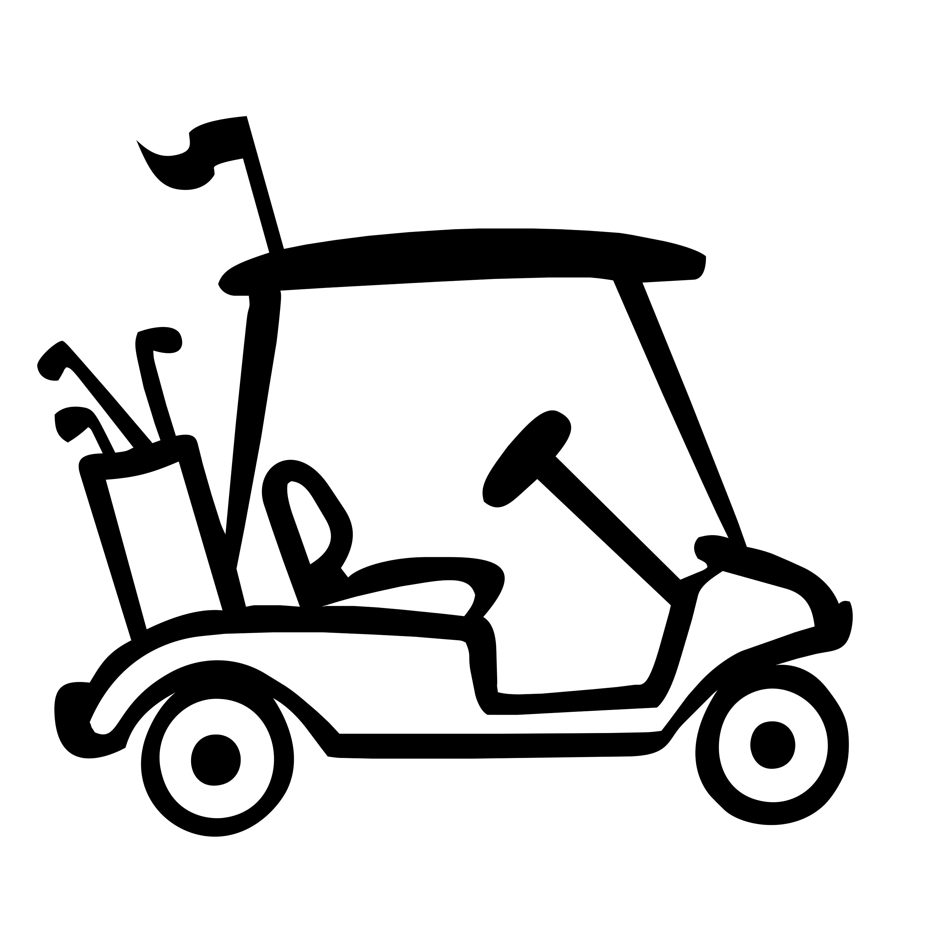 Golf Cart Vinyl Decal Love Golf Vinyl Decal Golfer Sticker - Etsy