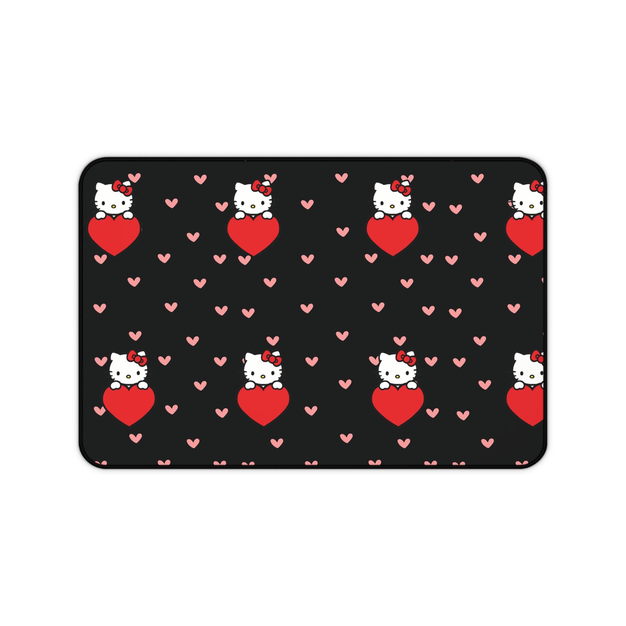 Hello Kitty Desk Mat Kawaii Large Mouse Pad for Office & Gaming, Hello ...