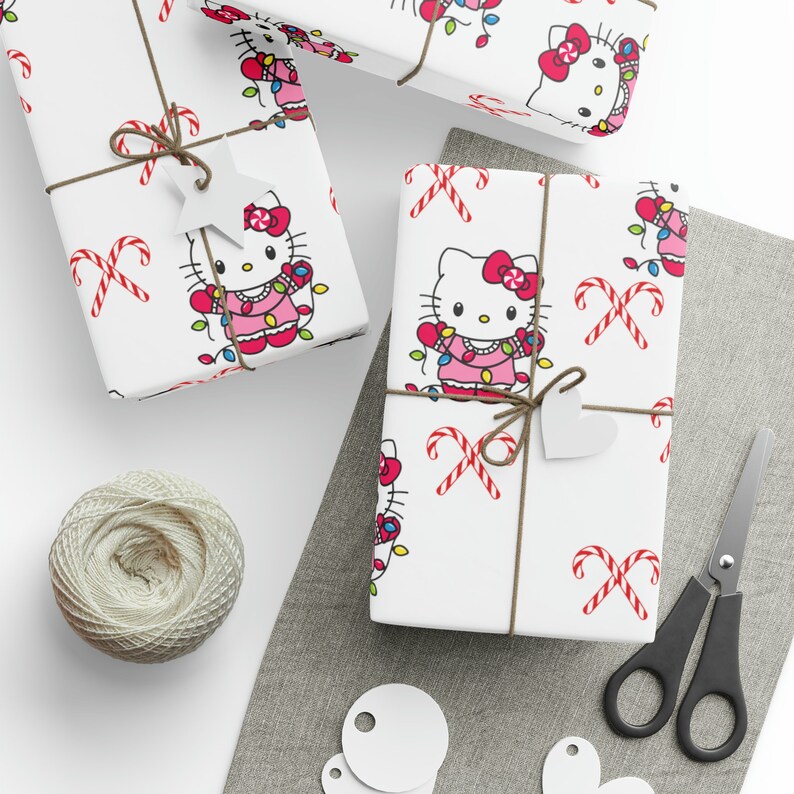 Hello Kitty Wrapping Paper, Wrapping Paper, Christmas, Gifts, Hello ...