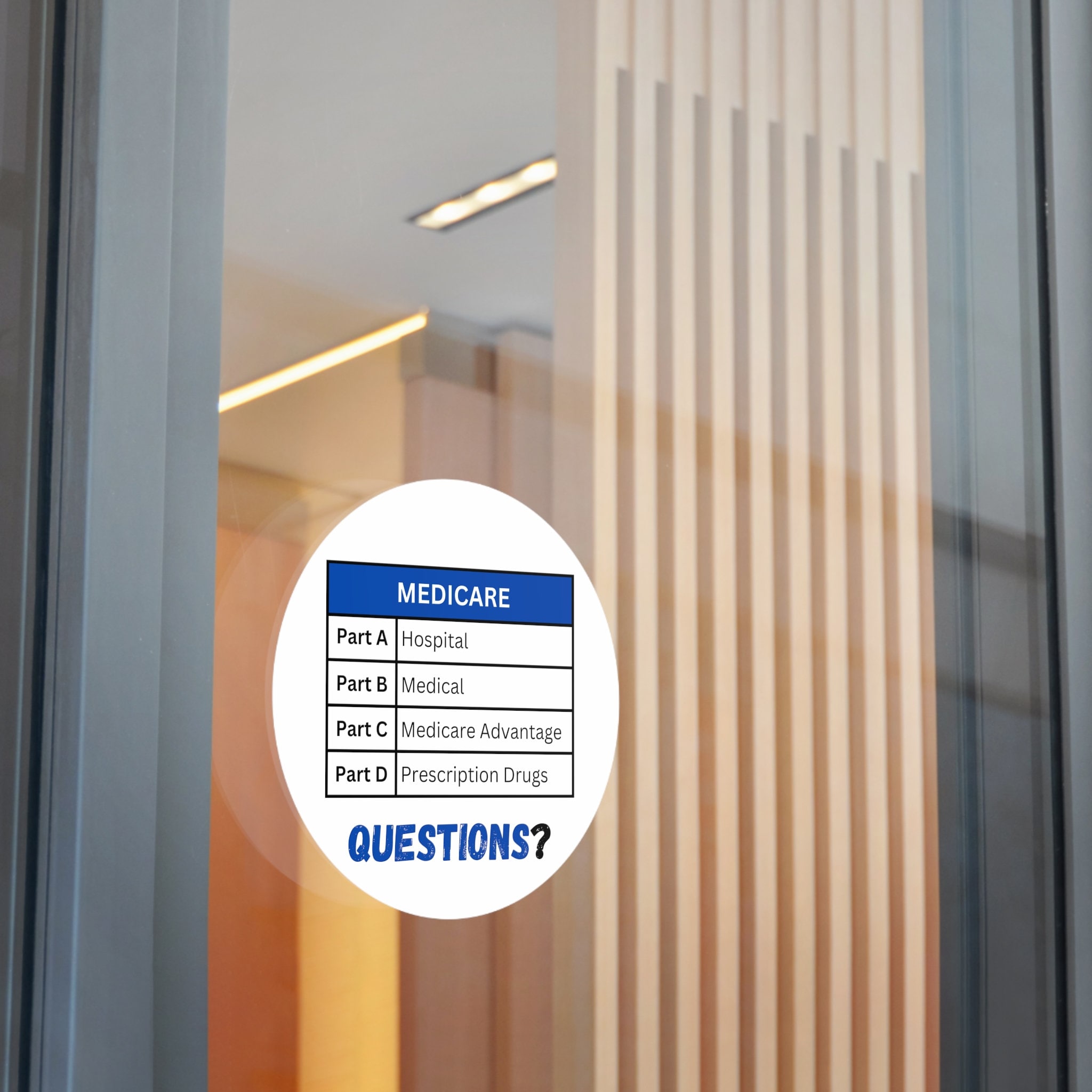 Medicare Insurance Agent Sticker for Medicare Promotion and Insurance ...