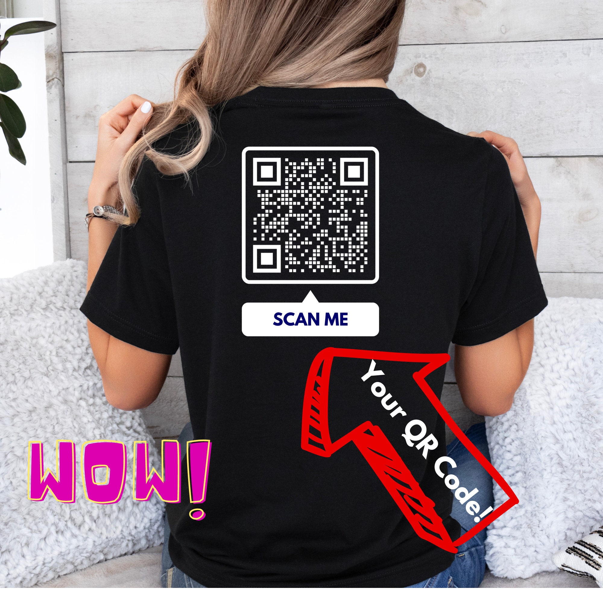 Medicare Insurance Agent Shirt With Personalized QR Code scan Me for ...