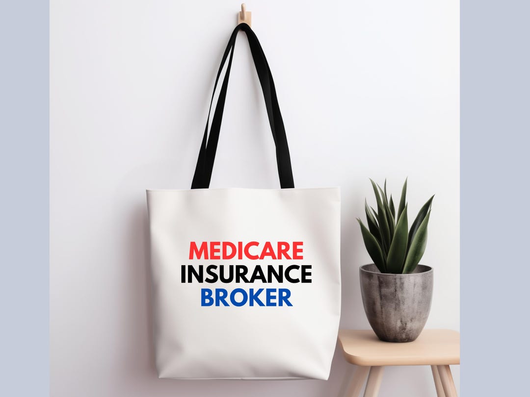 Medicare Tote Bag, Medicare Insurance Agent Tote Bag, Medicare ...