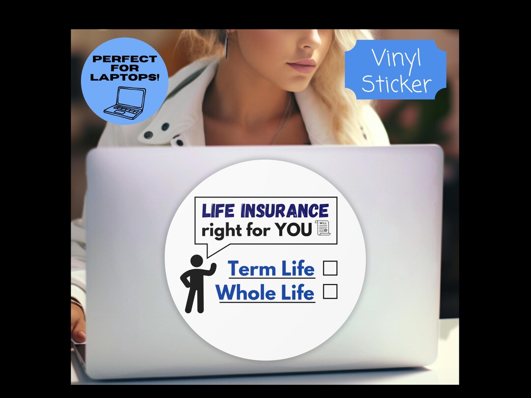 Life Insurance Sticker, Life Insurance Agent Vinyl Sticker, Insurance ...