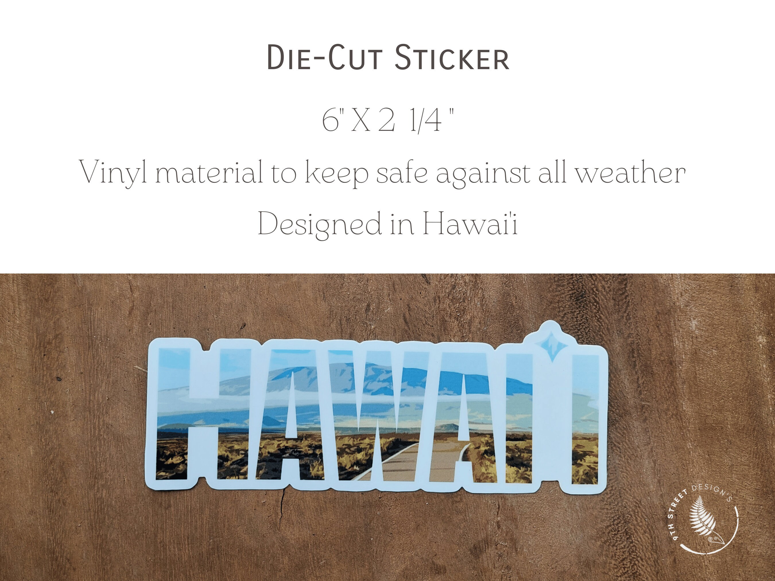 Hawaii Mauna Kea Sticker Tropical Sticker Hawaii Stickers - Etsy