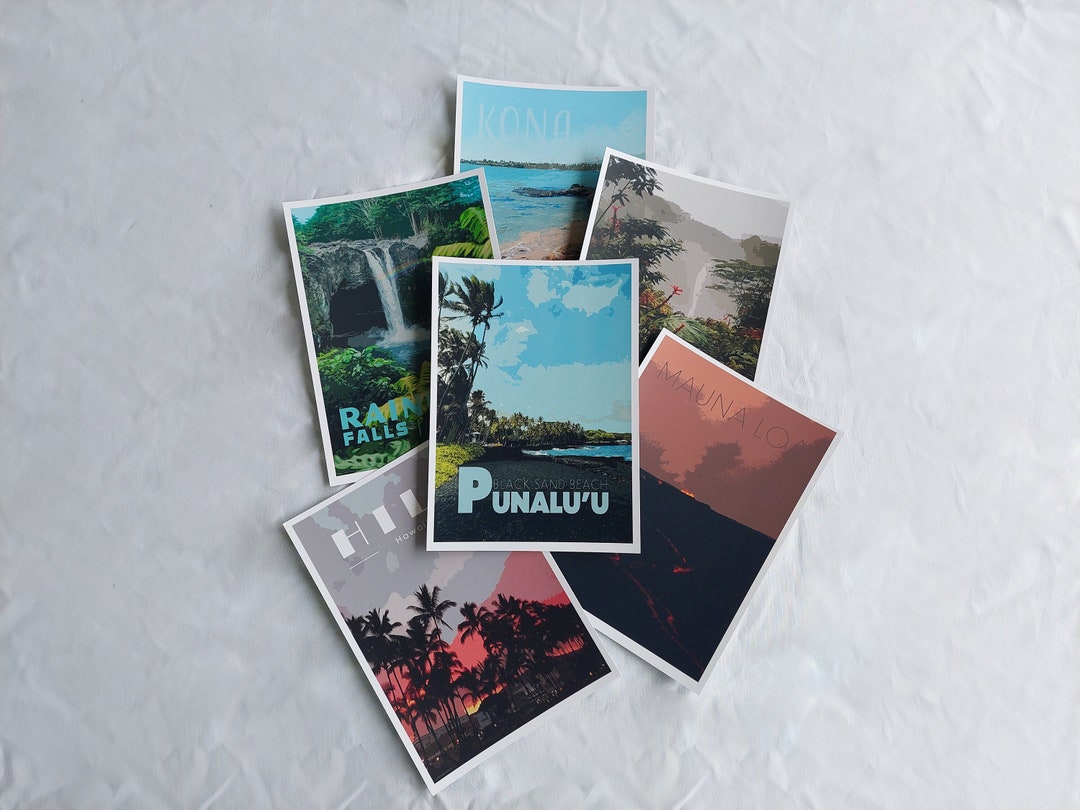 Big Island Hawaii Postcard Pack, Hawaii Greeting Cards, Travel Gifts ...