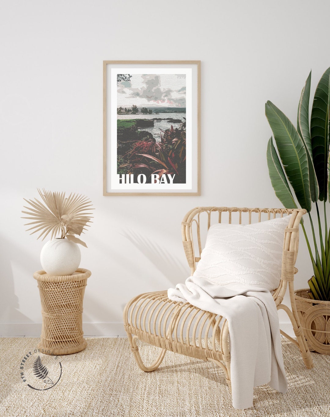 Hilo Bay Wall Art, Big Island Poster Art, Hawaii Travel Art, Big Island ...