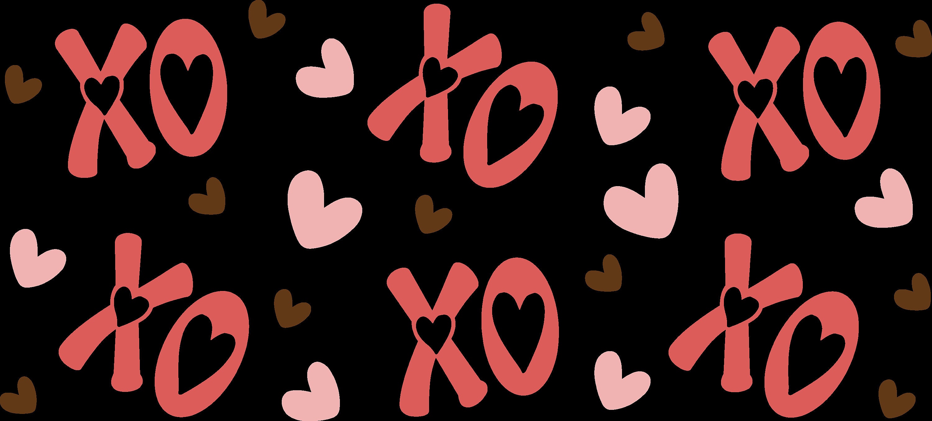 Valentine XO Png, XO SVG, Love Png, Love Svg, Glass Can Wrap, Beer Can ...