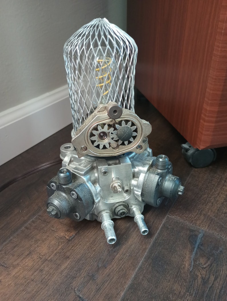 Diesel Fuel Pump Steam Punk Table Lamp. - Etsy