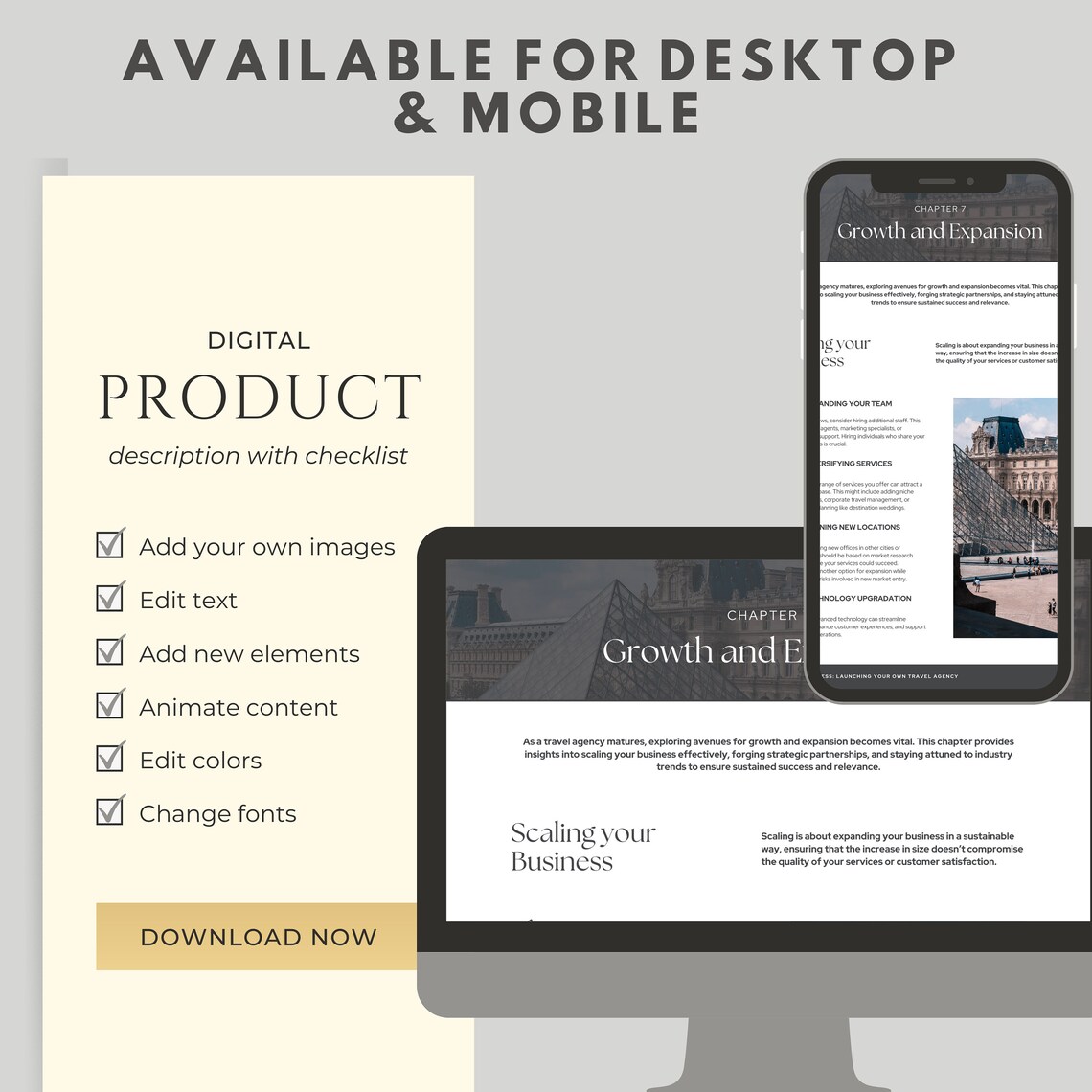 Travel Guide Ebook Editable Template - Etsy