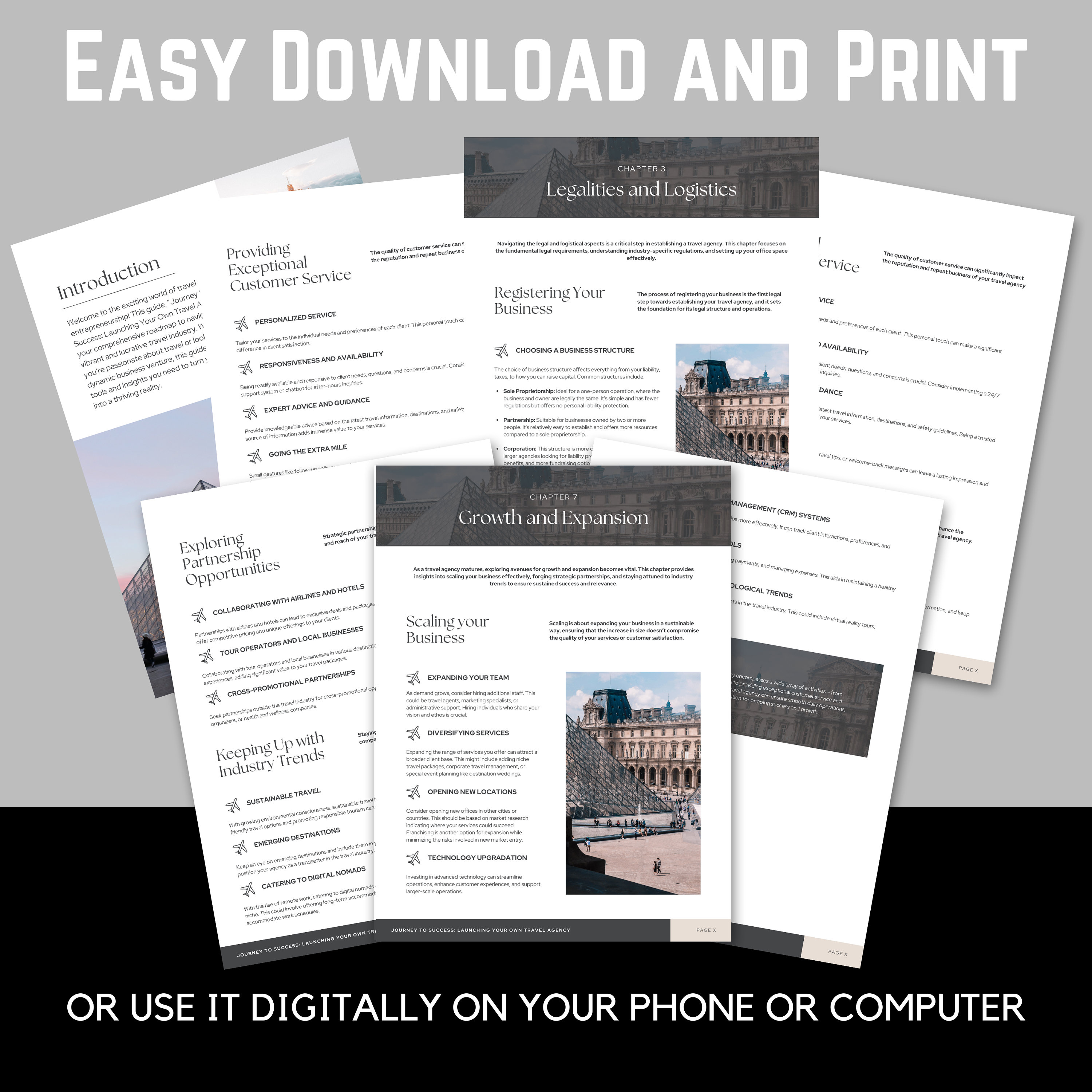 Travel Guide Ebook Editable Template - Etsy