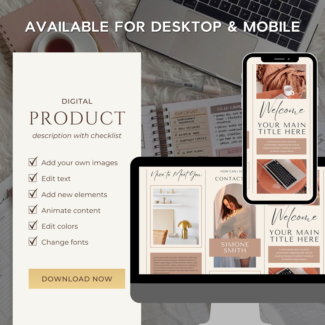 Editable Tri-fold Brochure Template for Business Promotion - Etsy UK