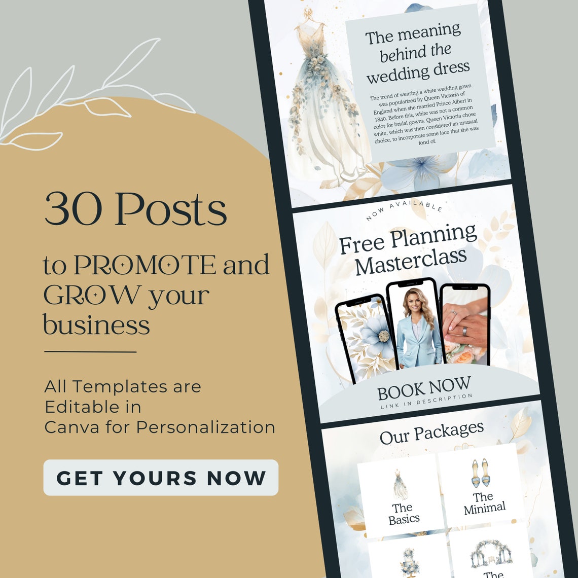 30 Wedding Planner Post Templates - Etsy