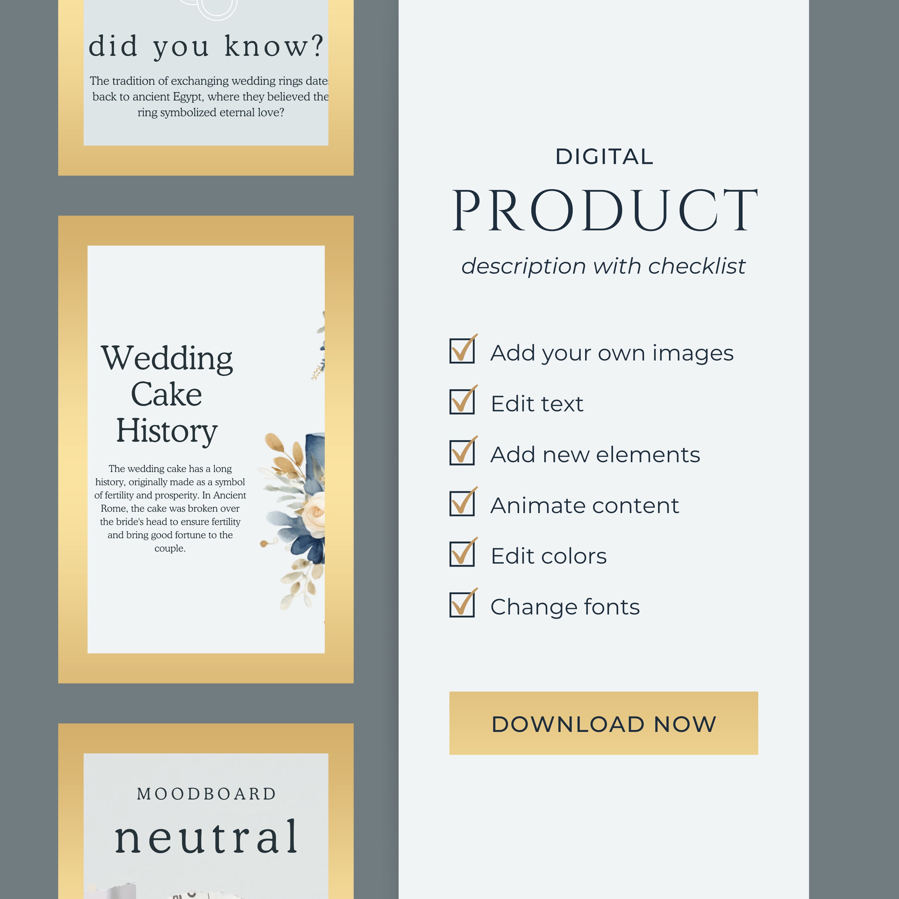 30 Wedding Planner Post Templates - Etsy