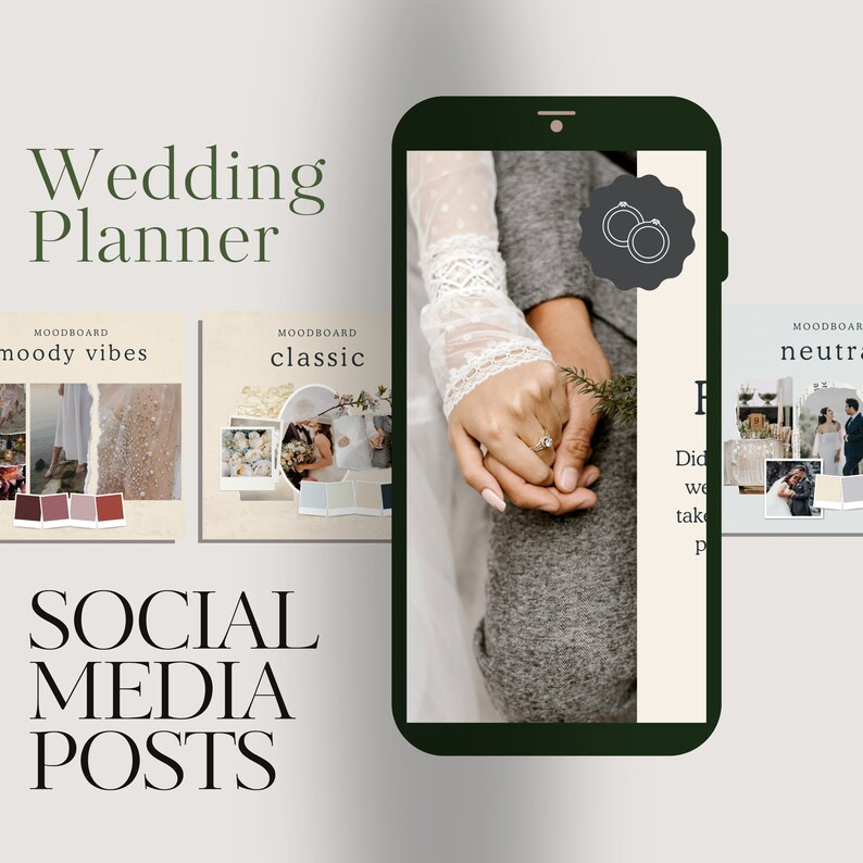 30 Wedding Planner Post Templates - Etsy