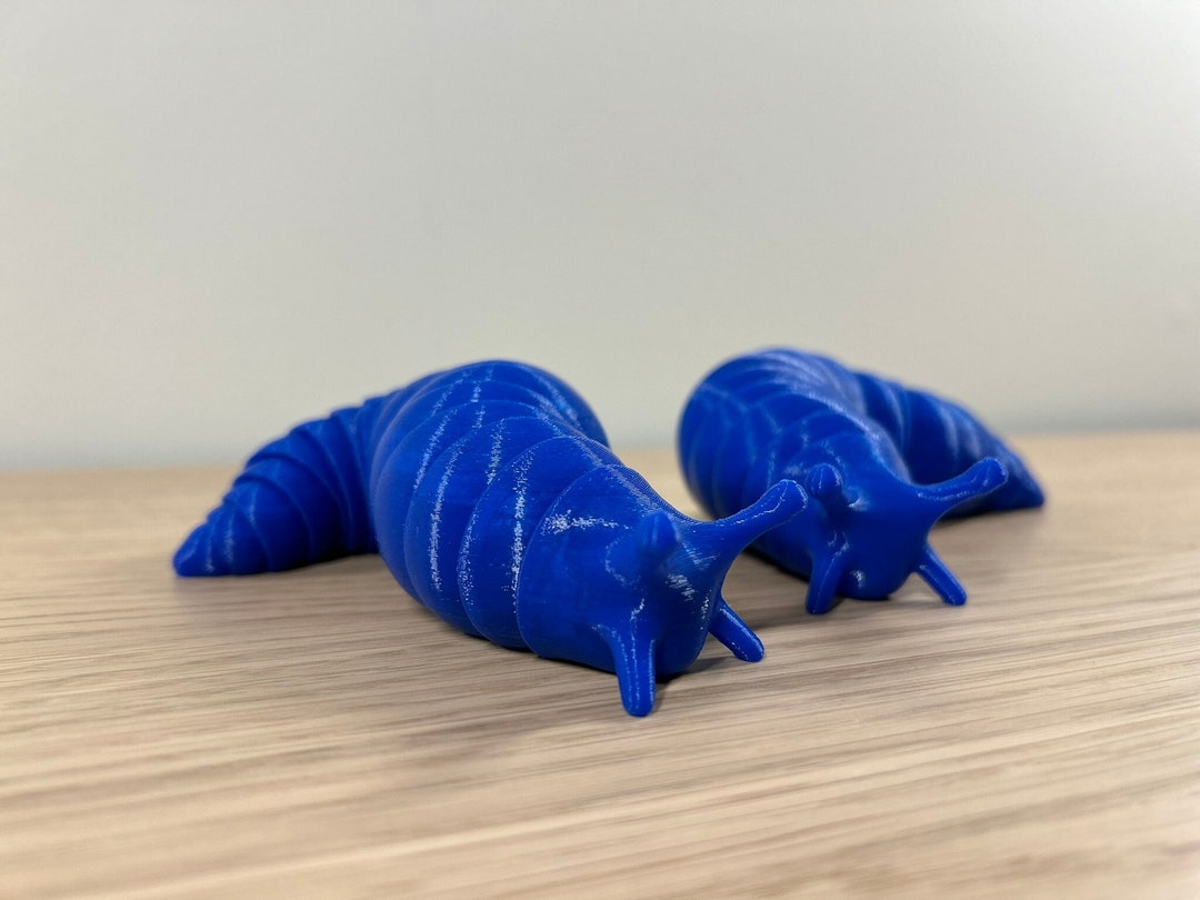 Friendly Slug Articulated Fidget Toy various Sizes and Colors - Etsy