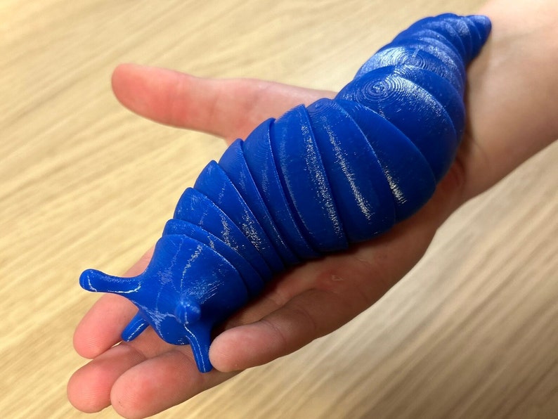 Friendly Slug Articulated Fidget Toy various Sizes and Colors - Etsy