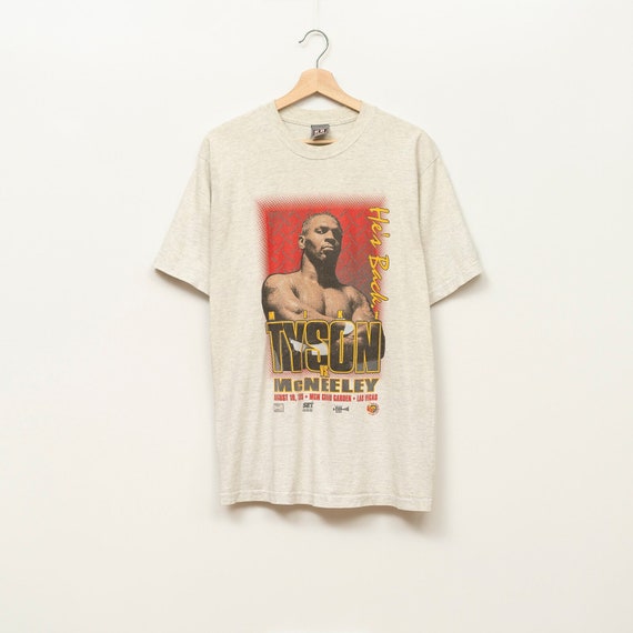 1995 Vintage Tyson vs McNeely Boxing Promo T-Shirt - Gem