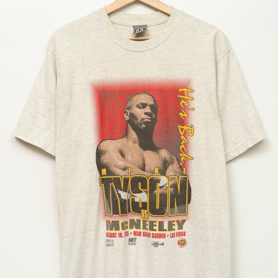 1995 Vintage Tyson vs McNeely Boxing Promo T-Shirt - Gem