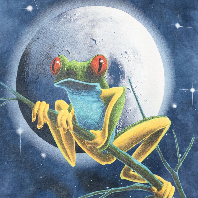 Early 2000s Tree Frog Vintage Animal Art AOP T-shirt - Etsy