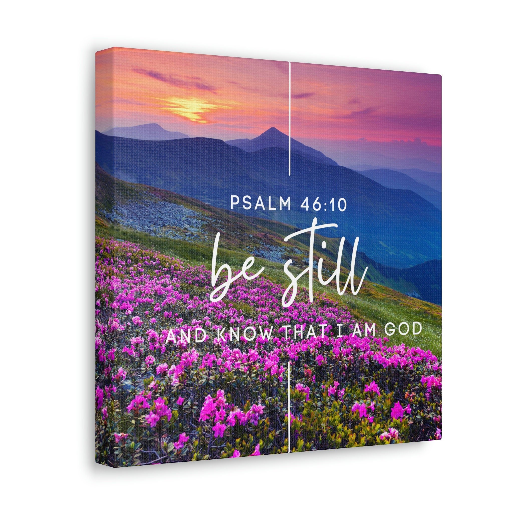 Canvas Gallery Wraps Inspirational Wall Art Bible Verse Christian Wall ...