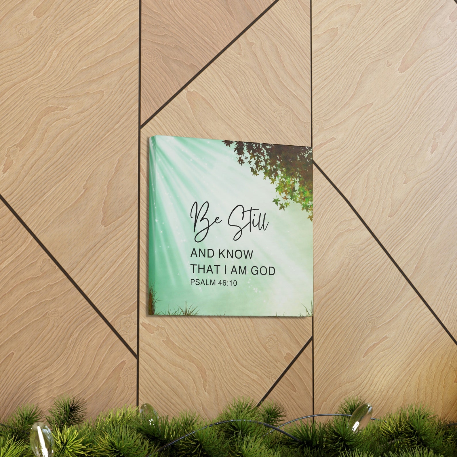 Canvas Wall Art Be Still and Know That I Am God Canvas Gallery Wraps ...