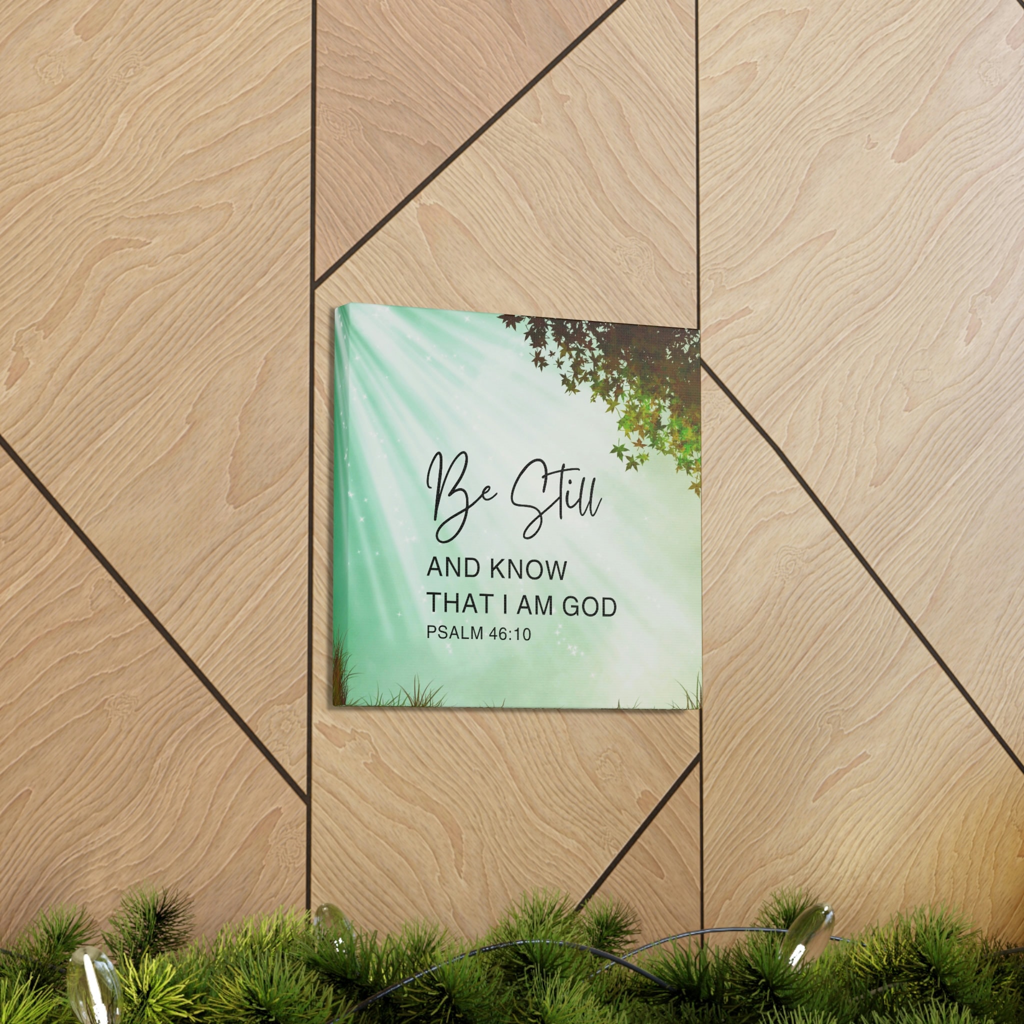 Canvas Wall Art Be Still and Know That I Am God Canvas Gallery Wraps ...