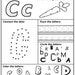 Kindergarten Letter Book Letter Tracing Worksheet - Etsy
